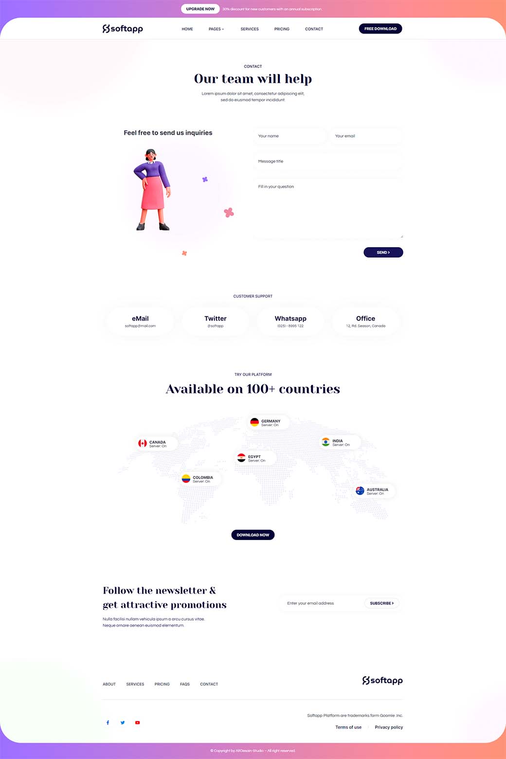 Softapp - Software & SaaS Elementor Template Kit by Alt-Desain | ThemeForest